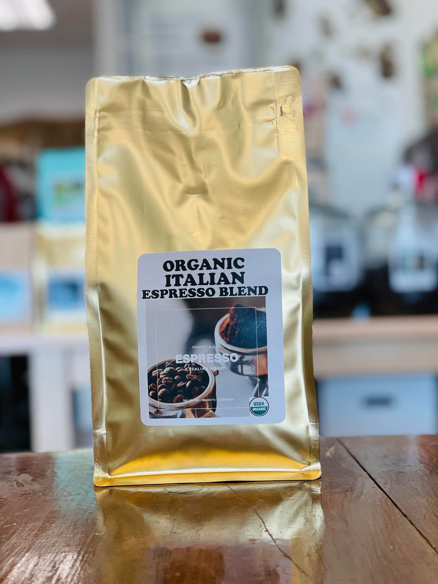 Organic Italian Espresso Blend – 3 Baristas Coffee Roasters